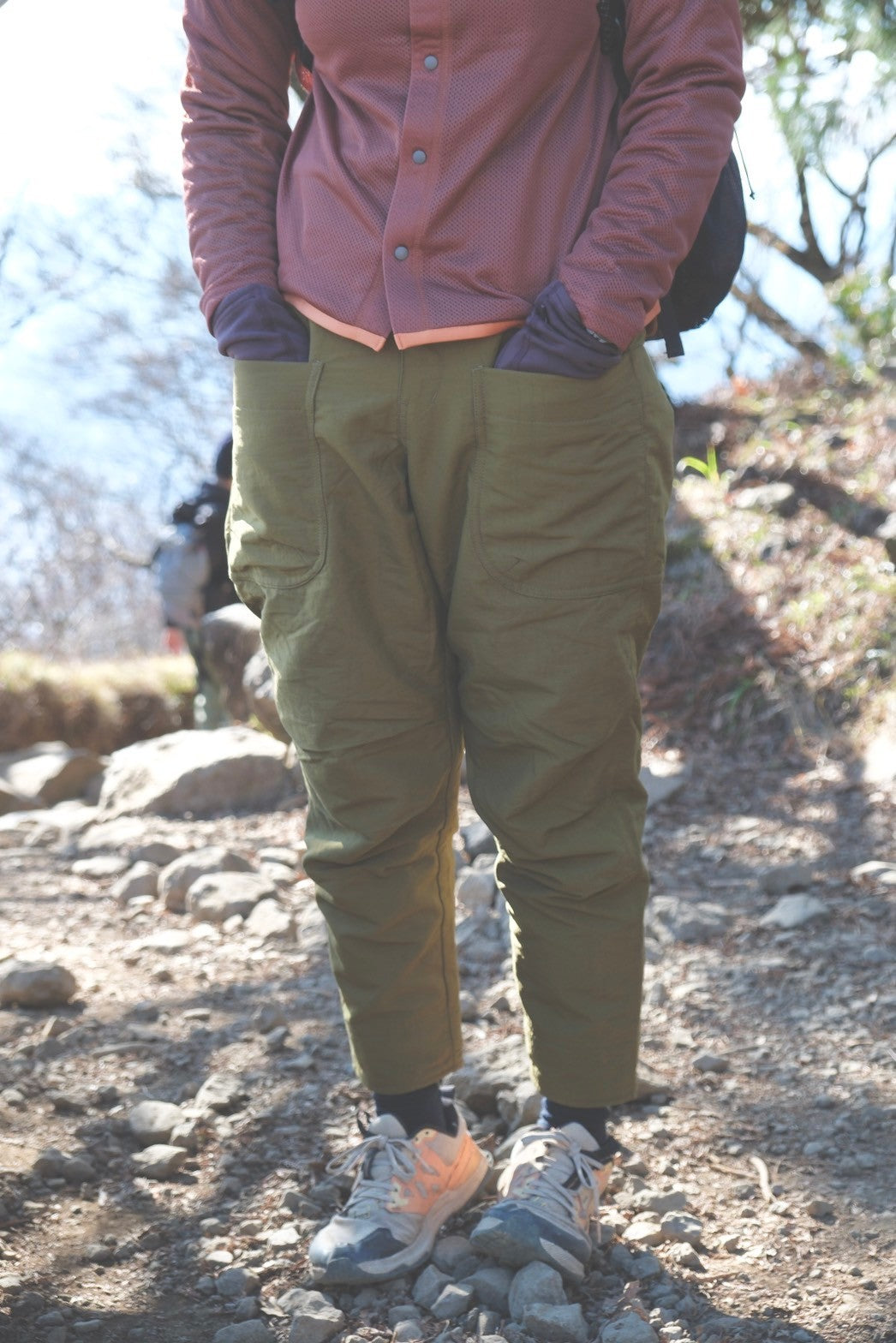 オクタライニングのパンツ（男女兼用/裏地オクタ/ビンテージ風生地）【AXESQUIN ELEMENTS】 – SANKAKU STAND