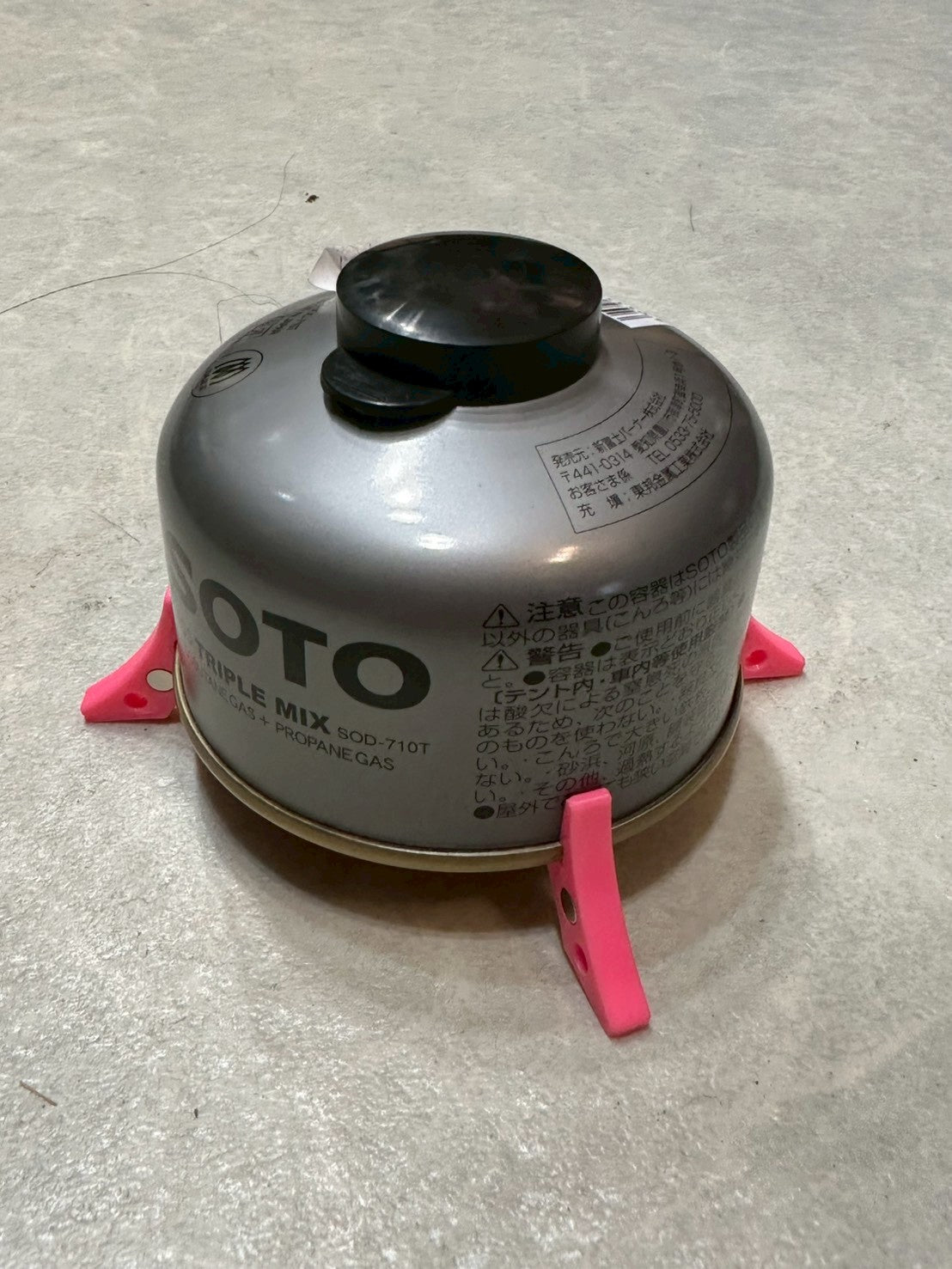 Clip Stabilizer（超小型軽量ガス缶脚）【OGAWAND】 – SANKAKU STAND