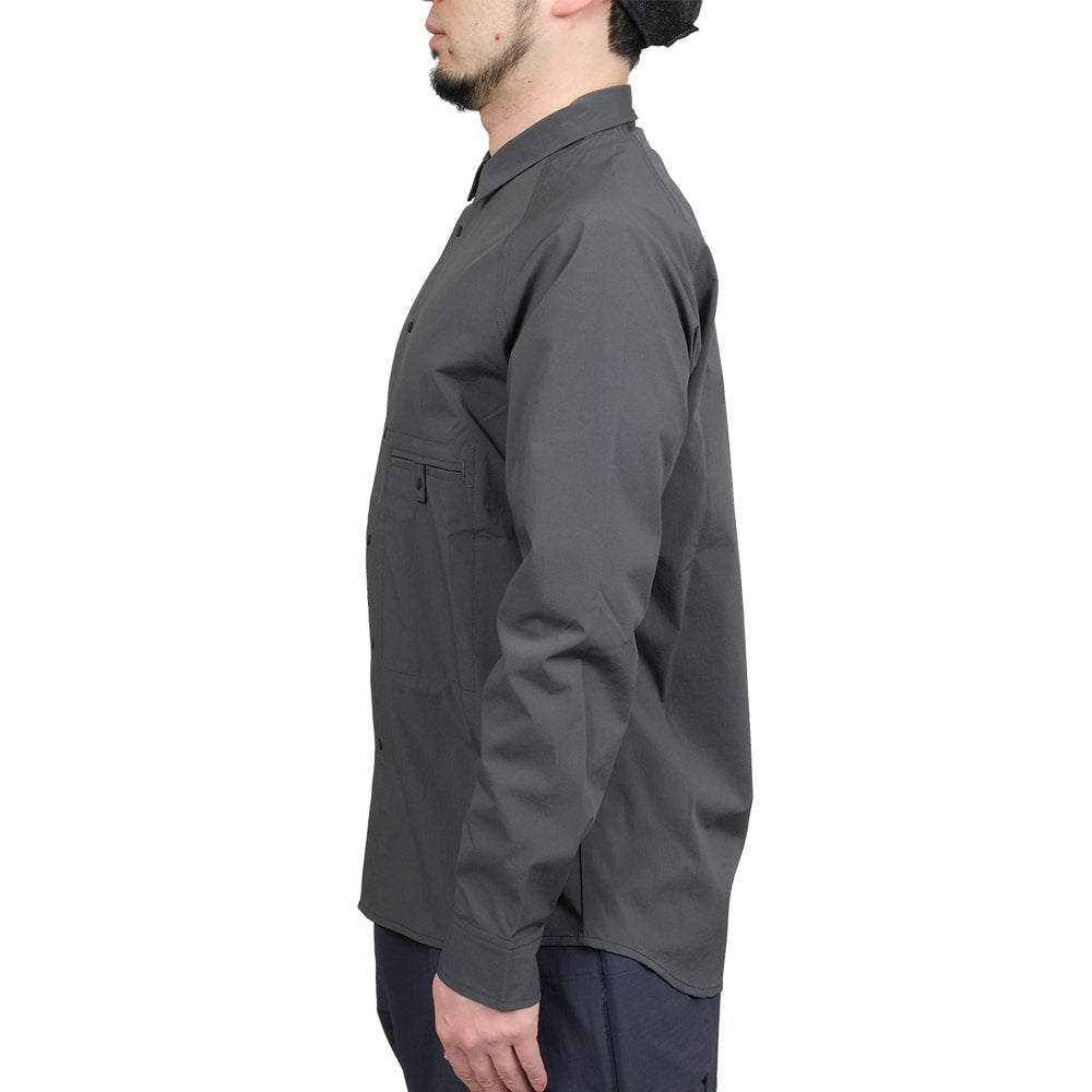 ソフトシェルのショートカラーシャツ（秋冬春）【AXESQUIN ELEMENTS】 – SANKAKU STAND